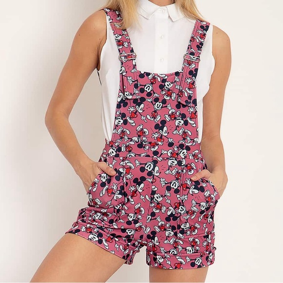 Blackmilk | Pants & Jumpsuits | Blackmilk Mickey Mouse Pink Short ...